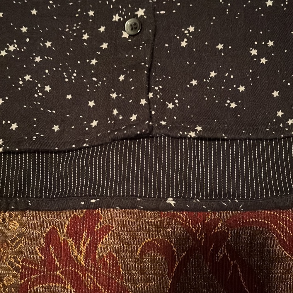 Madewell Oversize “Starry Night” Full Button Down - Gem